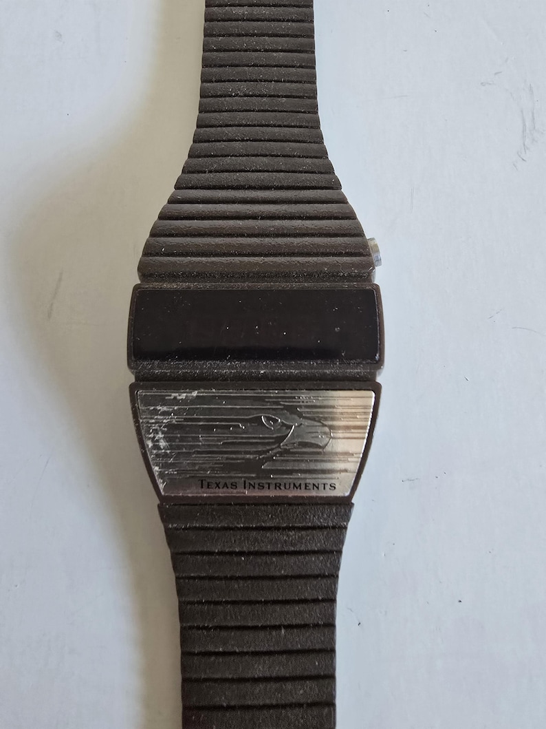 Texas Instruments Digital Quartz Mens Watch Vintage TI503-4 Led 1970 ...