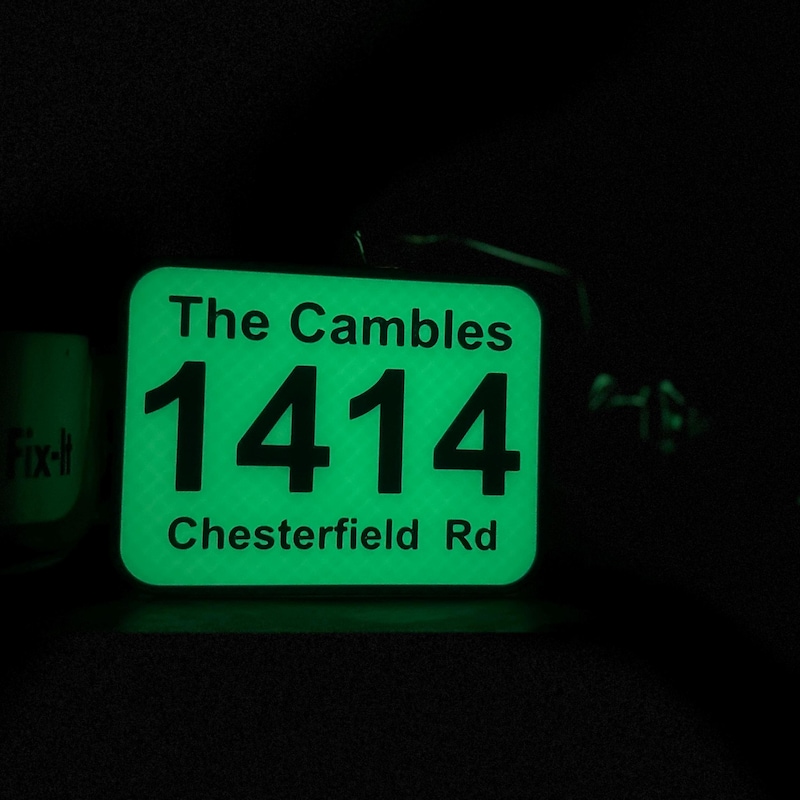 House Print With Numbers - Etsy