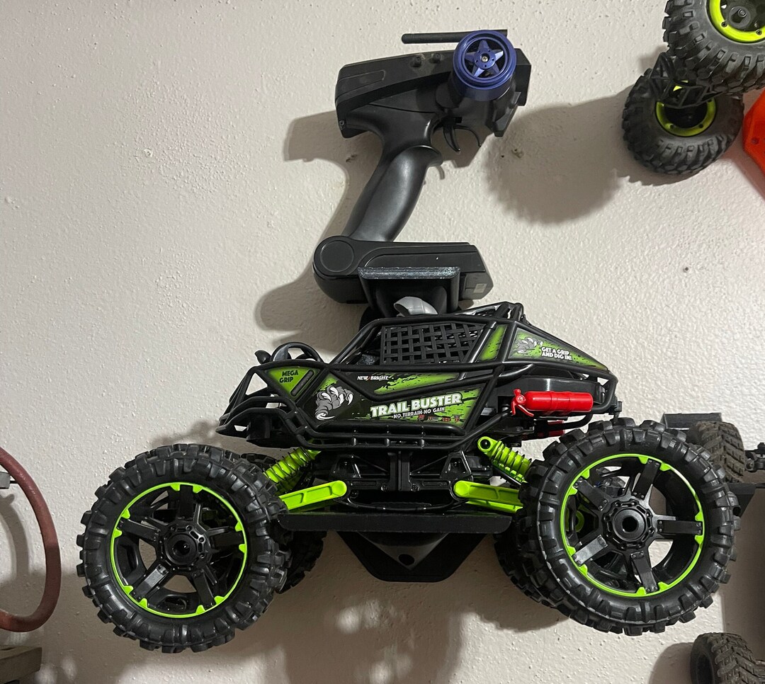 1/8 Scale RC Car + Controller Wall Mount – Combo Display With ...