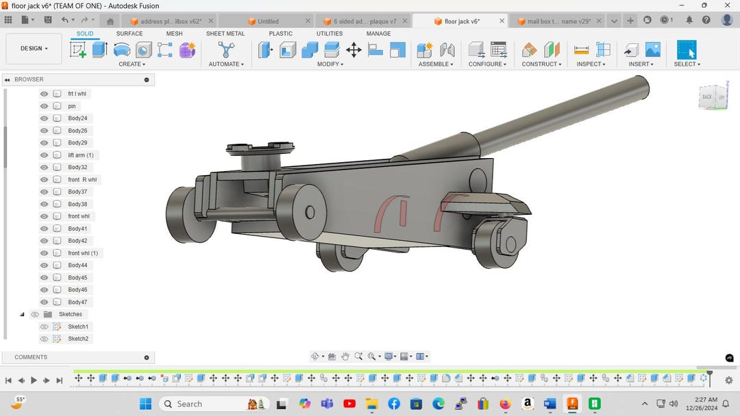 RC Miniature Floor Jack Replica: 1/10 Scale Model (5.5 Inch) - Etsy