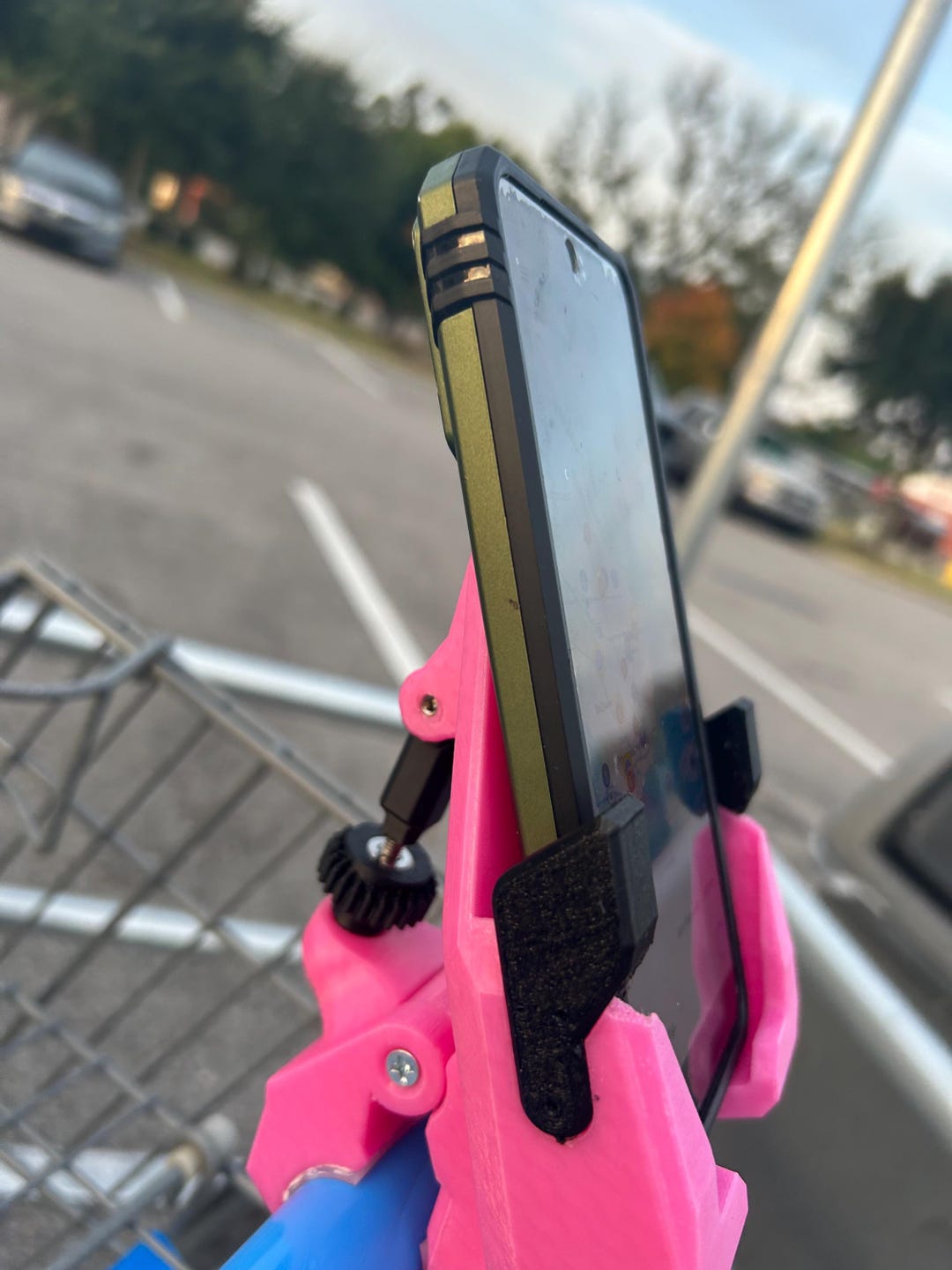 Shopping Cart Cell Phone Mount: Hands-free Sparks Shopper - Etsy
