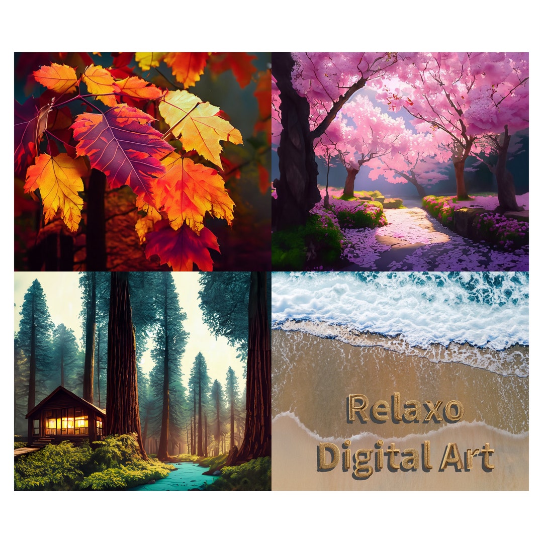 Cosy Nature Scenes Digital Art Ready to Print or Canvas. - Etsy