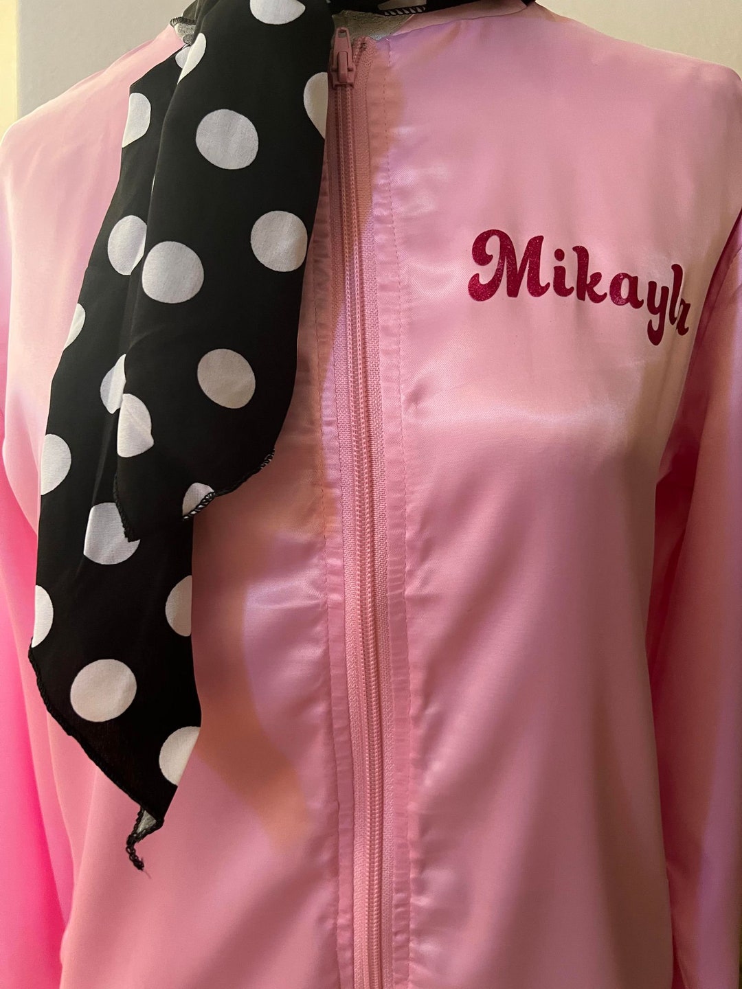 Adult Pink Jacket With Personalized Design Front - Etsy