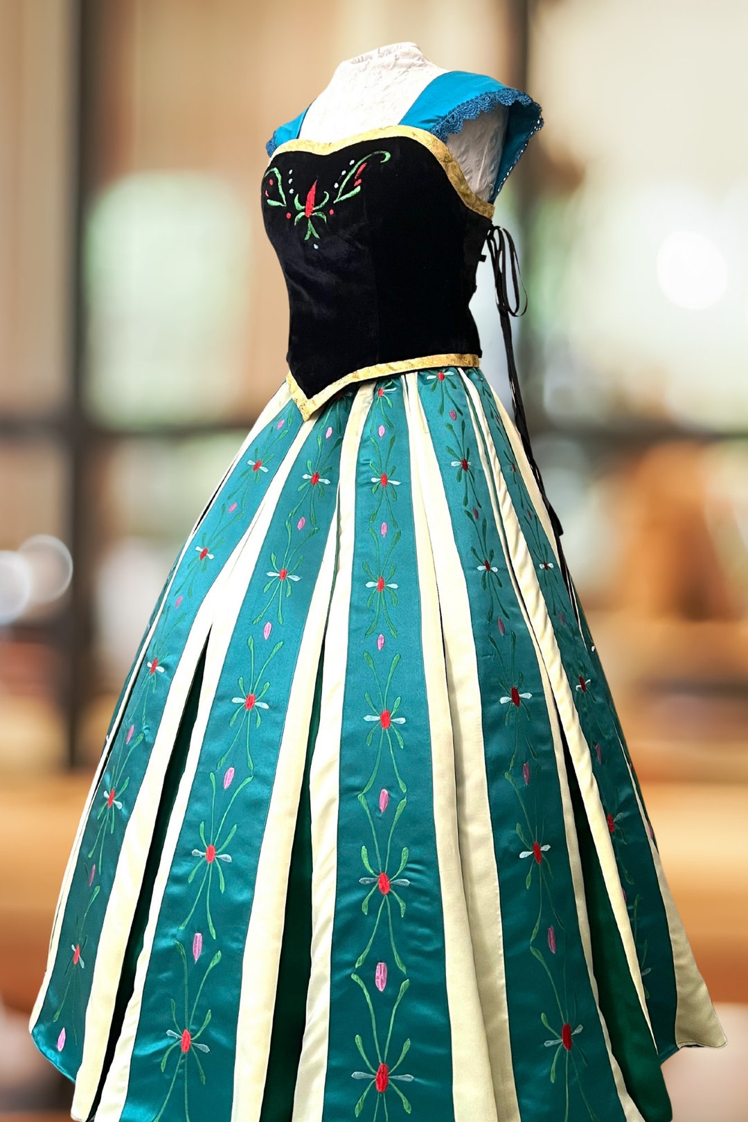 Adult Green Anna Custom Coronation Dress - Etsy