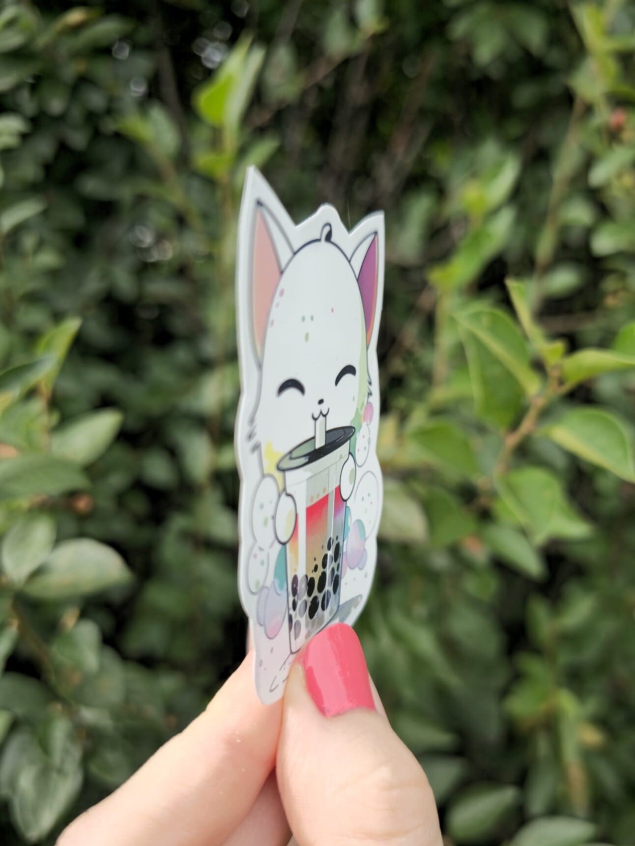 Boba Tea Chibi Cat Sticker Kawaii Vinyl Sticker Cute Laptop - Etsy Canada