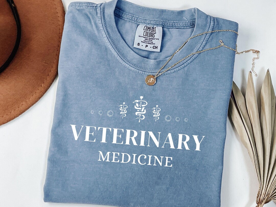 Comfort Colors® Veterinary Medicine Shirt, Vet Tech Gift, Veterinarian ...