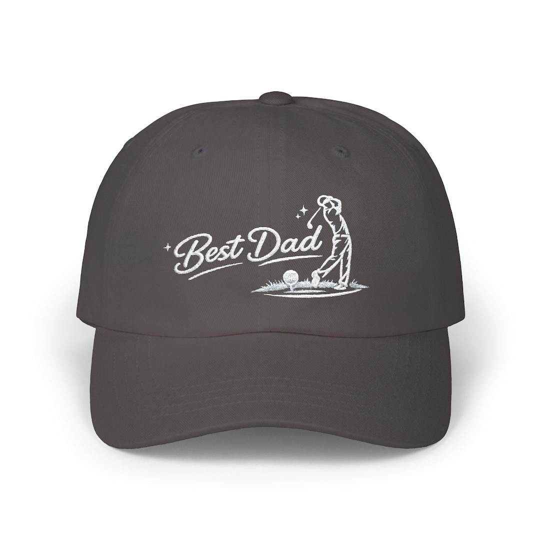 Embroidered Best Dad Hat, Dad Golf Gift, Two Tone Dad Hat, New Dad Hat ...