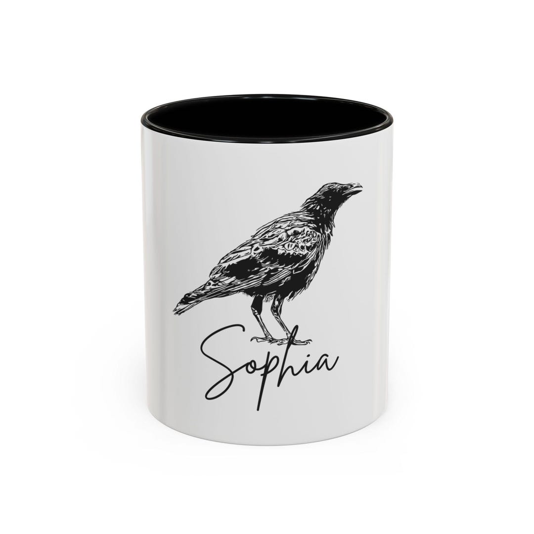 Personalized Raven Crow Mug,raven Gift,crow Gifts,gothic Mug,raven ...