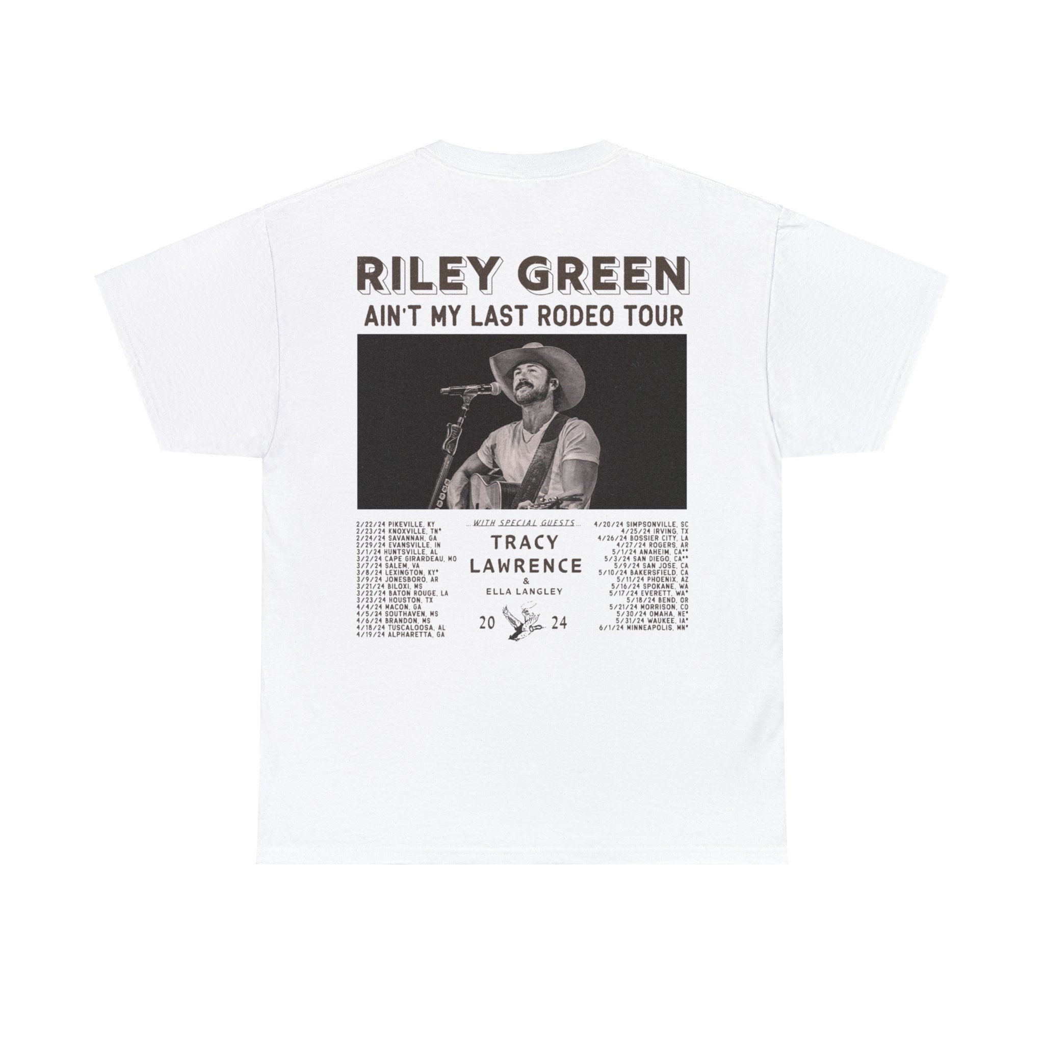 Riley Green Ain't My Last Rodeo Tour 2024 Unisex Shirt sold by ...