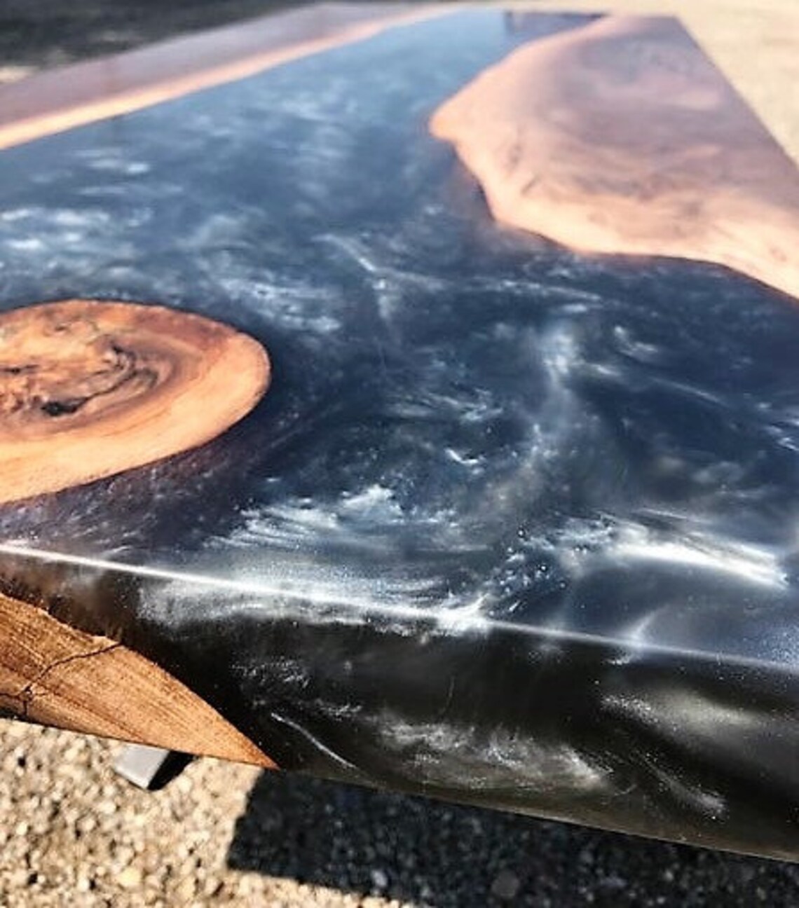 Epoxy River Table Walnut Wood Chestnut Table Ash Wood in - Etsy