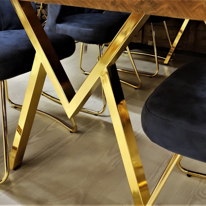 Gold Table Leg - Etsy