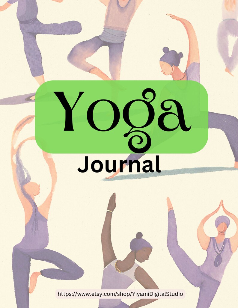 Yoga Journal Printable Printable Mindfulness Planner Printable Yoga Log ...