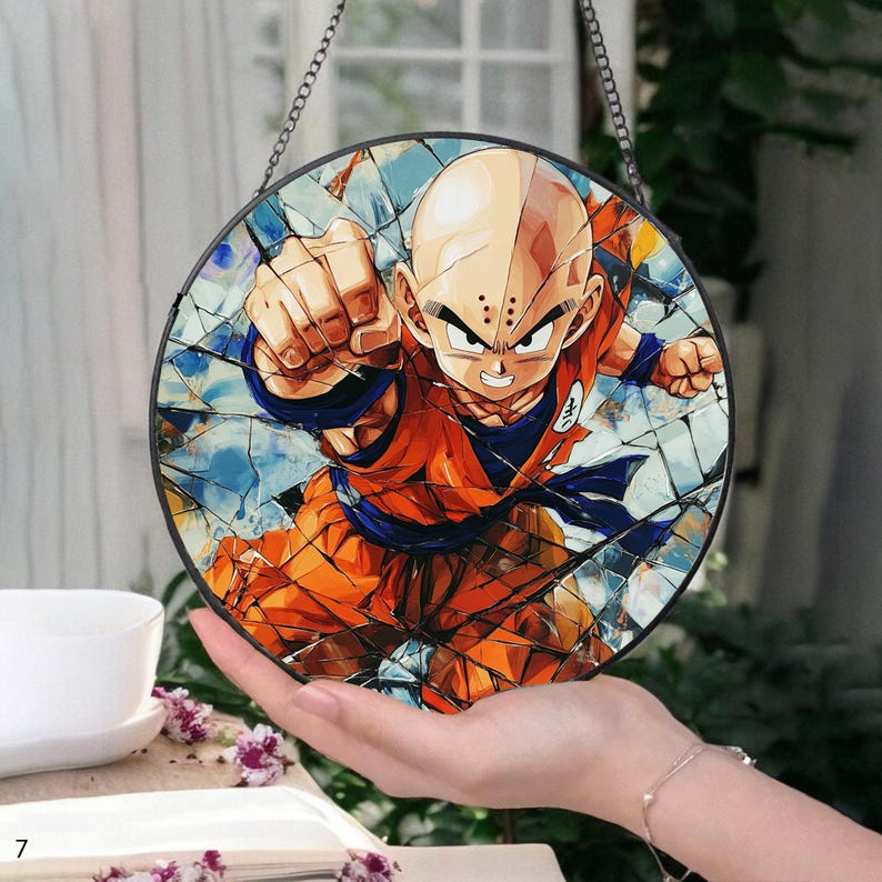 Frieza Dragon Ball Z Stained Glass Art Stunning Room Decor, Custom ...