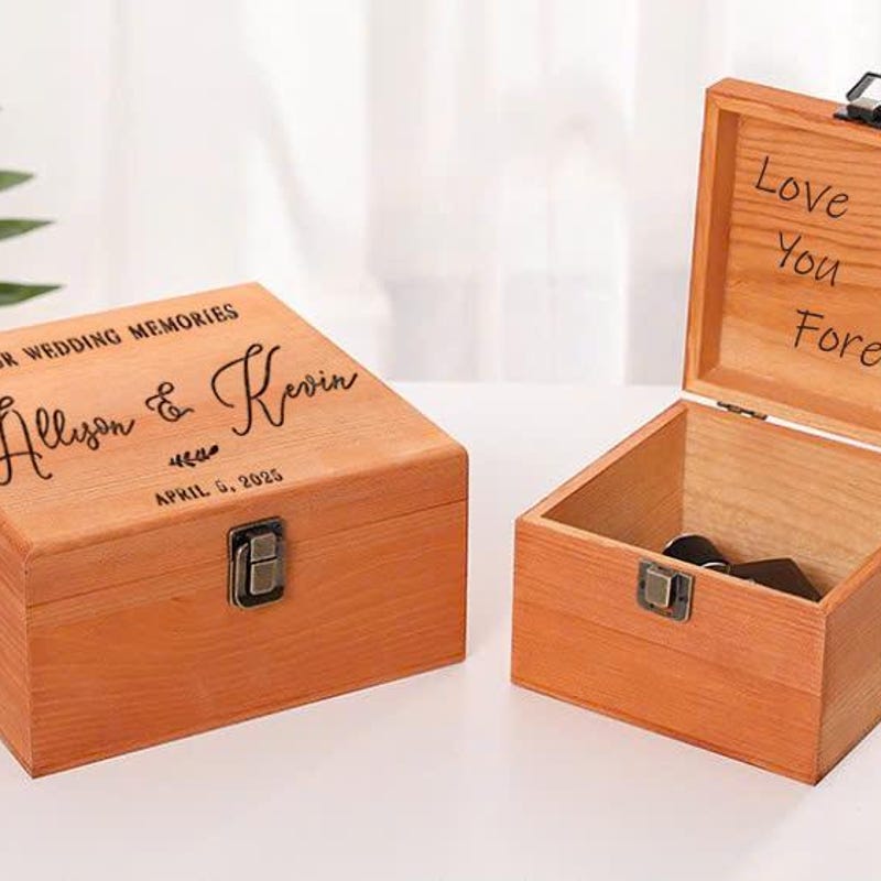 Wedding Keepsake Box - Etsy