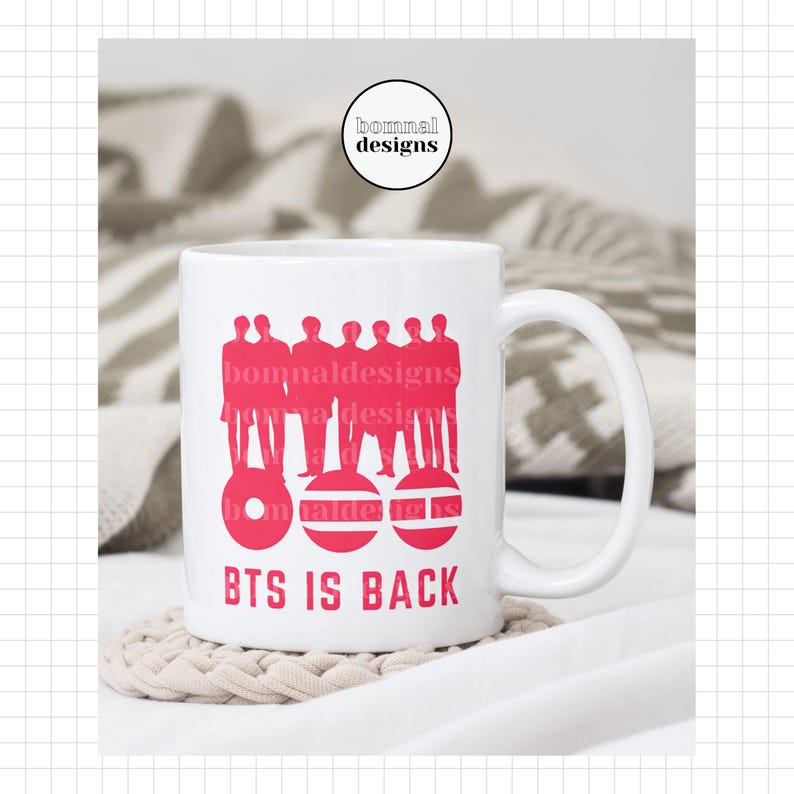 BTS is Back 2026 Comeback World Tour T-shirt Bag Pillow Mug PNG | Army ...