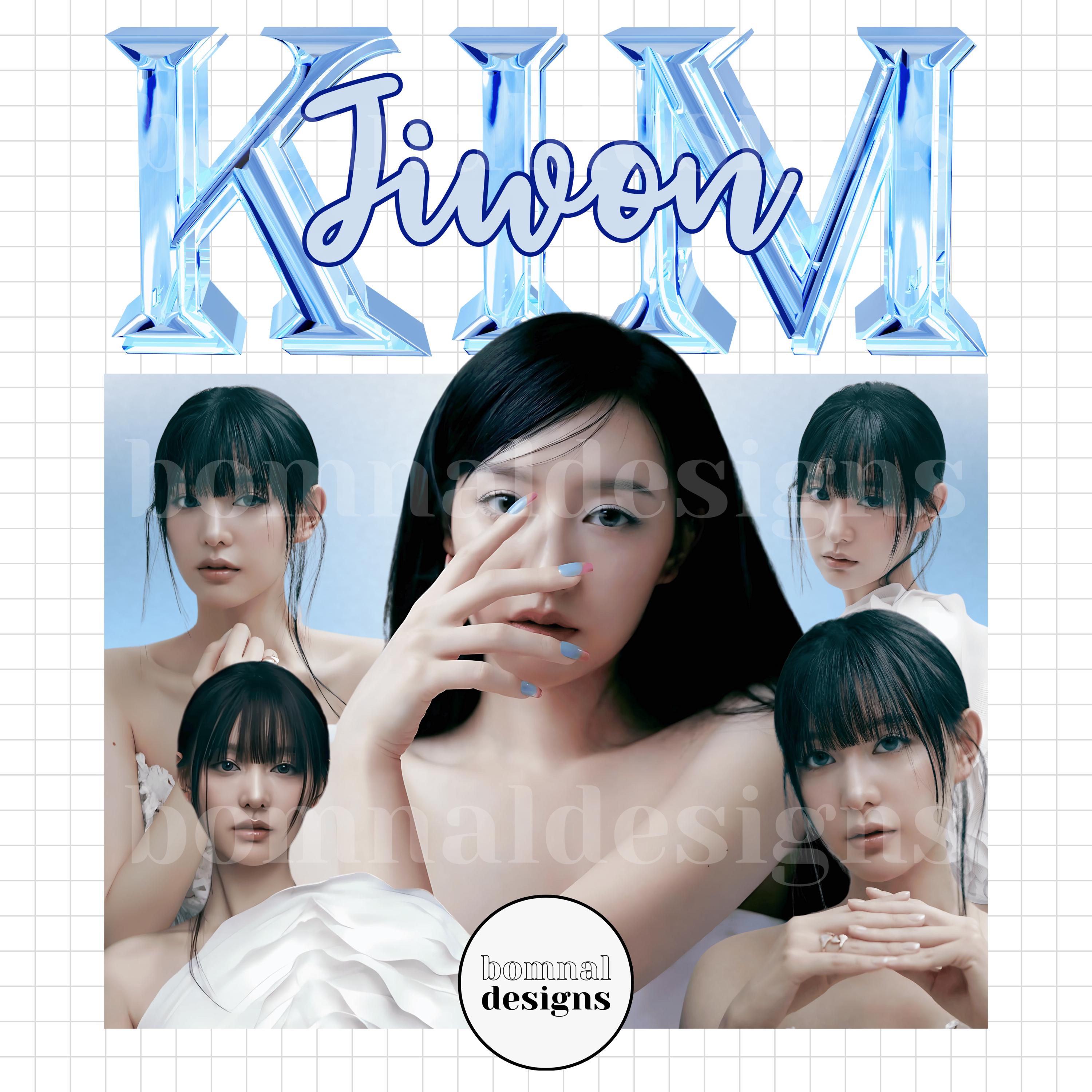 Kim Jiwon Vogue Bootleg T-shirt PNG | K-drama Actress | Fan-made Art ...