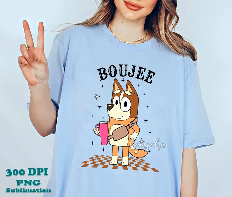 Boujee Blue Mum Dog Png, Stylish Simple Modern Inspired in Movie, PNG ...