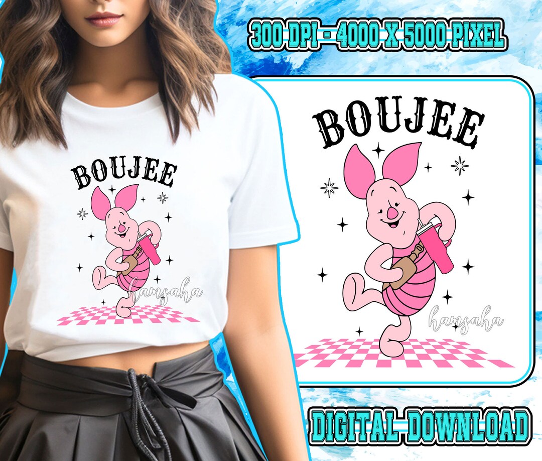 Boujee Cartoon Png, Stylish Simple Modern Inspired in Movie, PNG Print ...