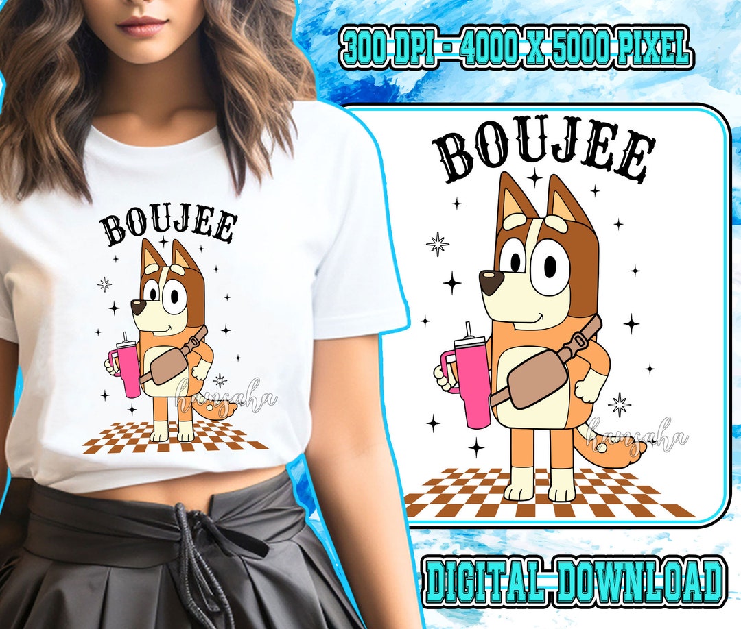 Boujee Blue Mum Dog Png, Stylish Simple Modern Inspired in Movie, PNG ...