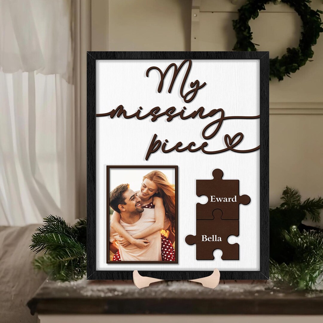 Puzzle Piece Sign, Custom Boyfriend Gifts, Missing Piece Sign ...