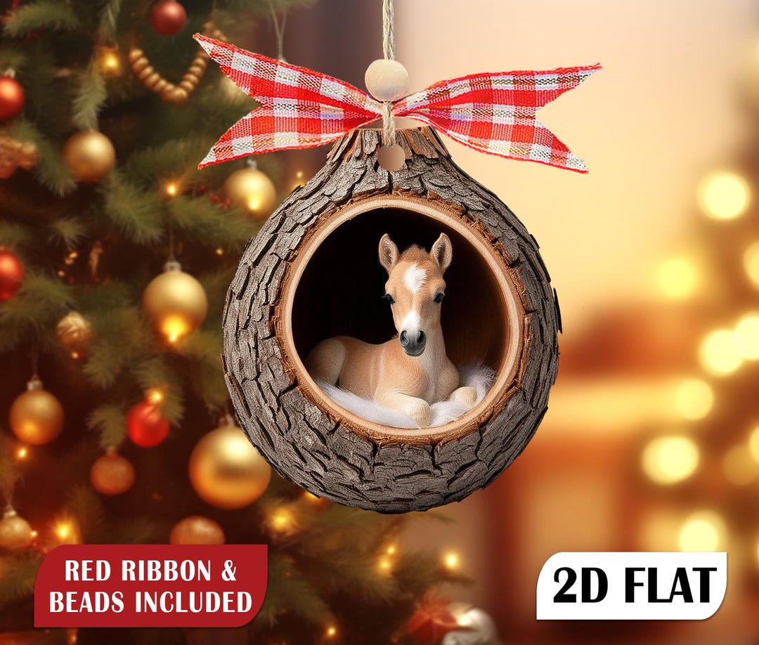 Horse Christmas Ornament, Horse Ornament, Gift for Horse Lover, Custom ...