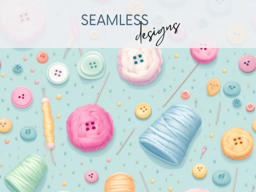 Buttons Digital Wallpaper, Seamless Pattern Digital, Graphics Bundle ...