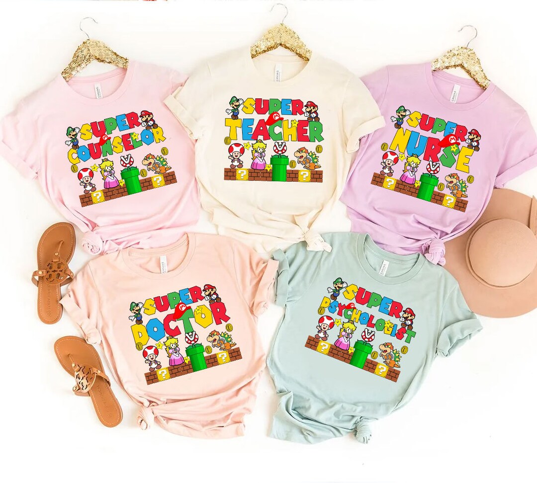 Super Mario Job Bundle Svh, Super Mario Arzt, Super Lehrer Png, Super ...