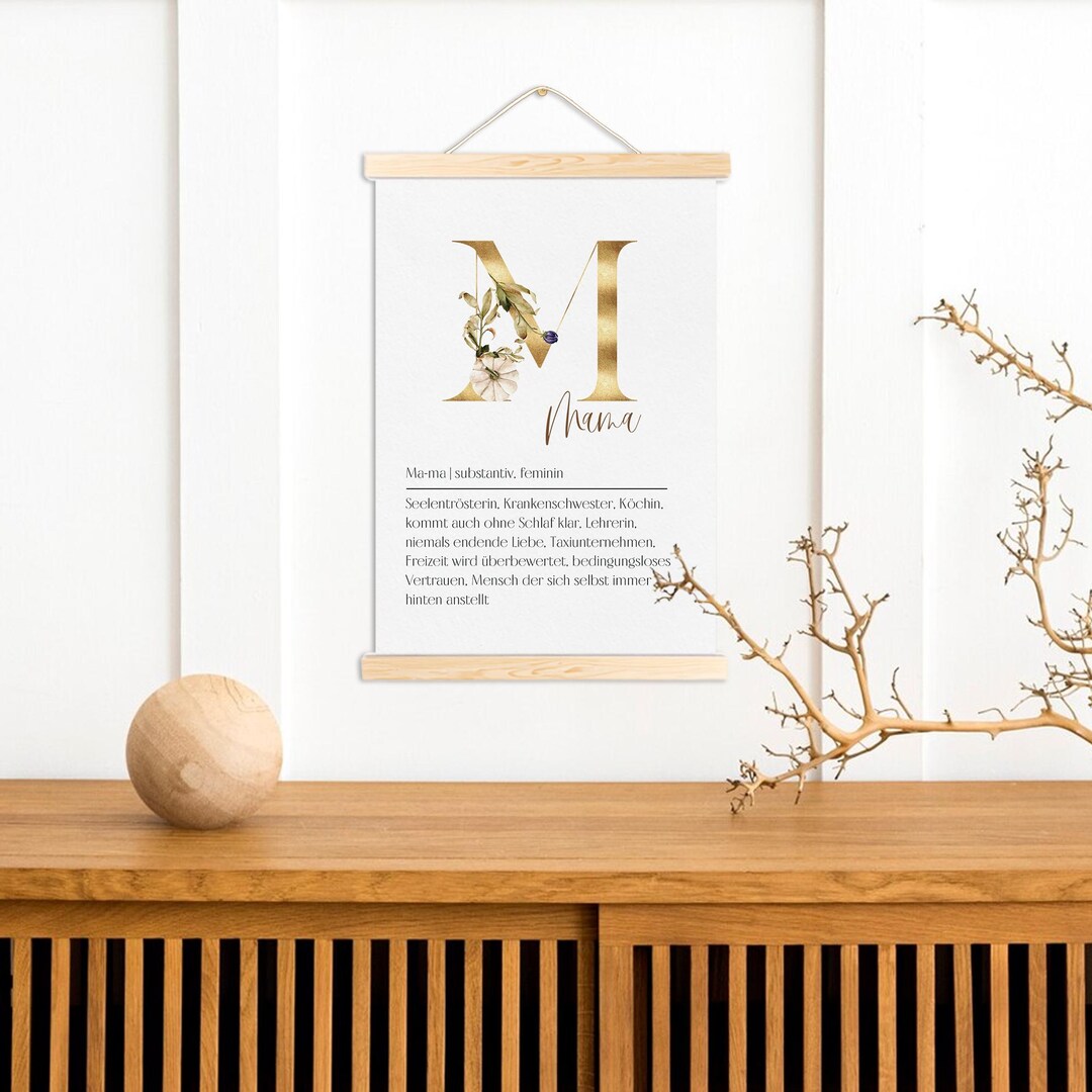 Poster - DEFINITION "mama" - Wall Picture - Poster - Loving Gift - A3 ...