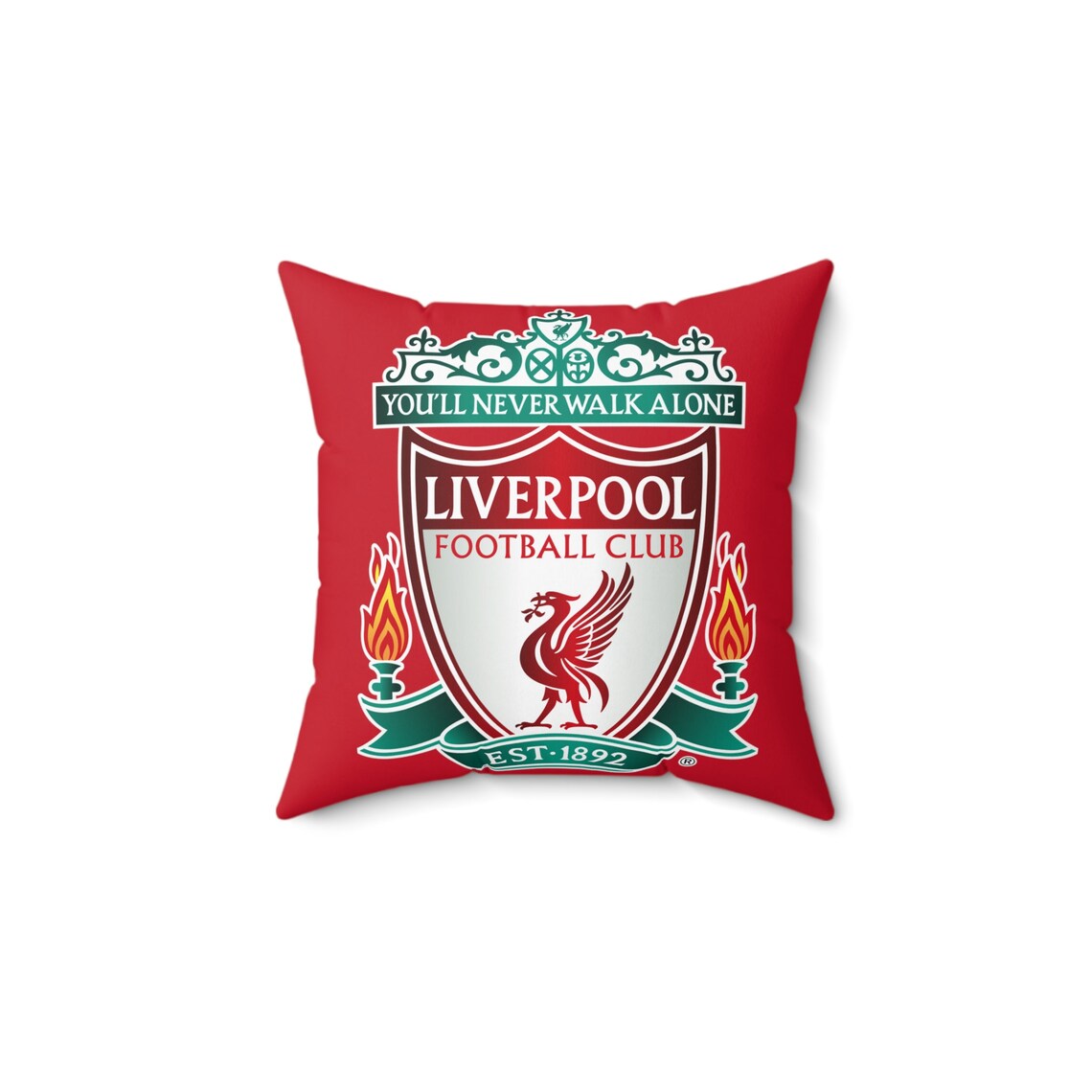 Liverpool FC Football Club Badge Pillow - Etsy