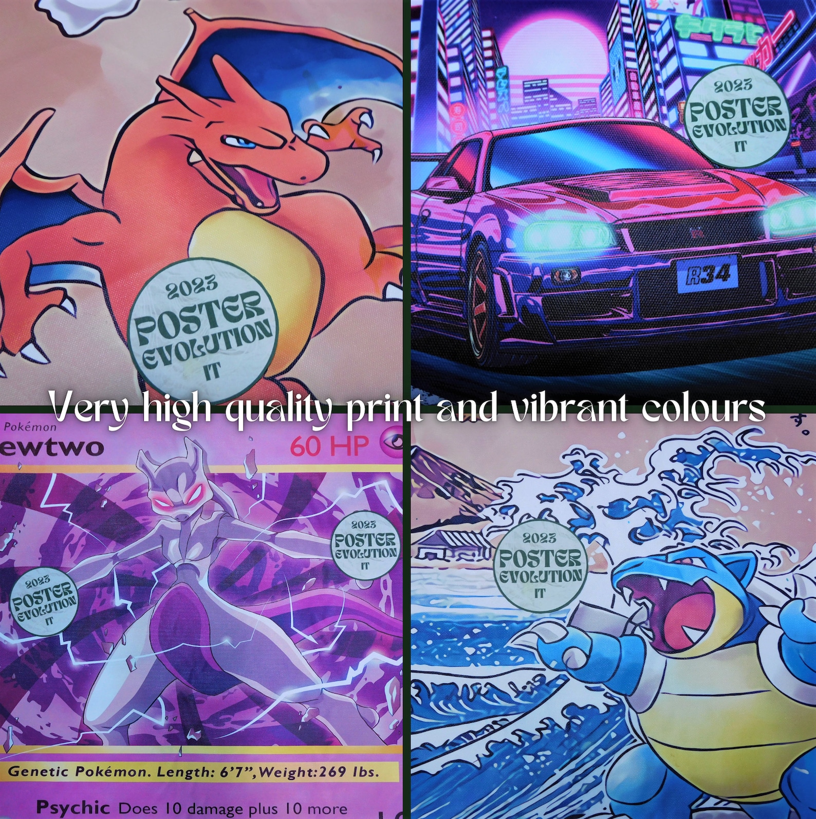 Poster Square Print Locandina Film Godzilla Minus One Game Film ...