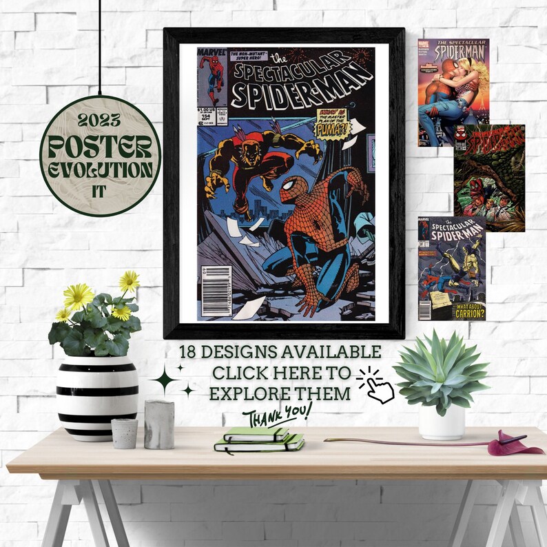 Newspaper Poster Spider-man the SPECTACULAR 18 Print POSTER - Etsy