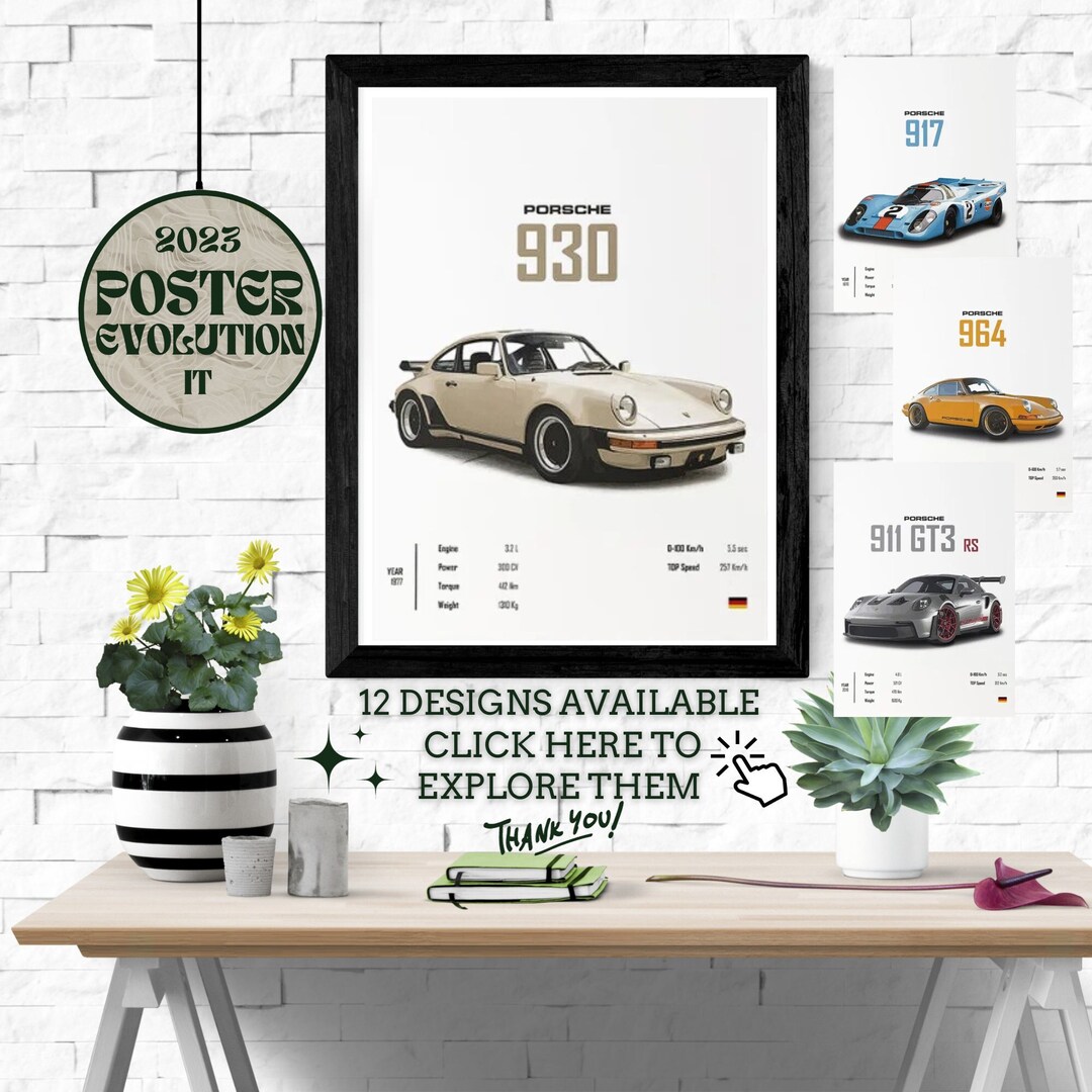 Poster Porsche F1 Circuit Track, Nascar , Art Nordic, Monza, Opening ...
