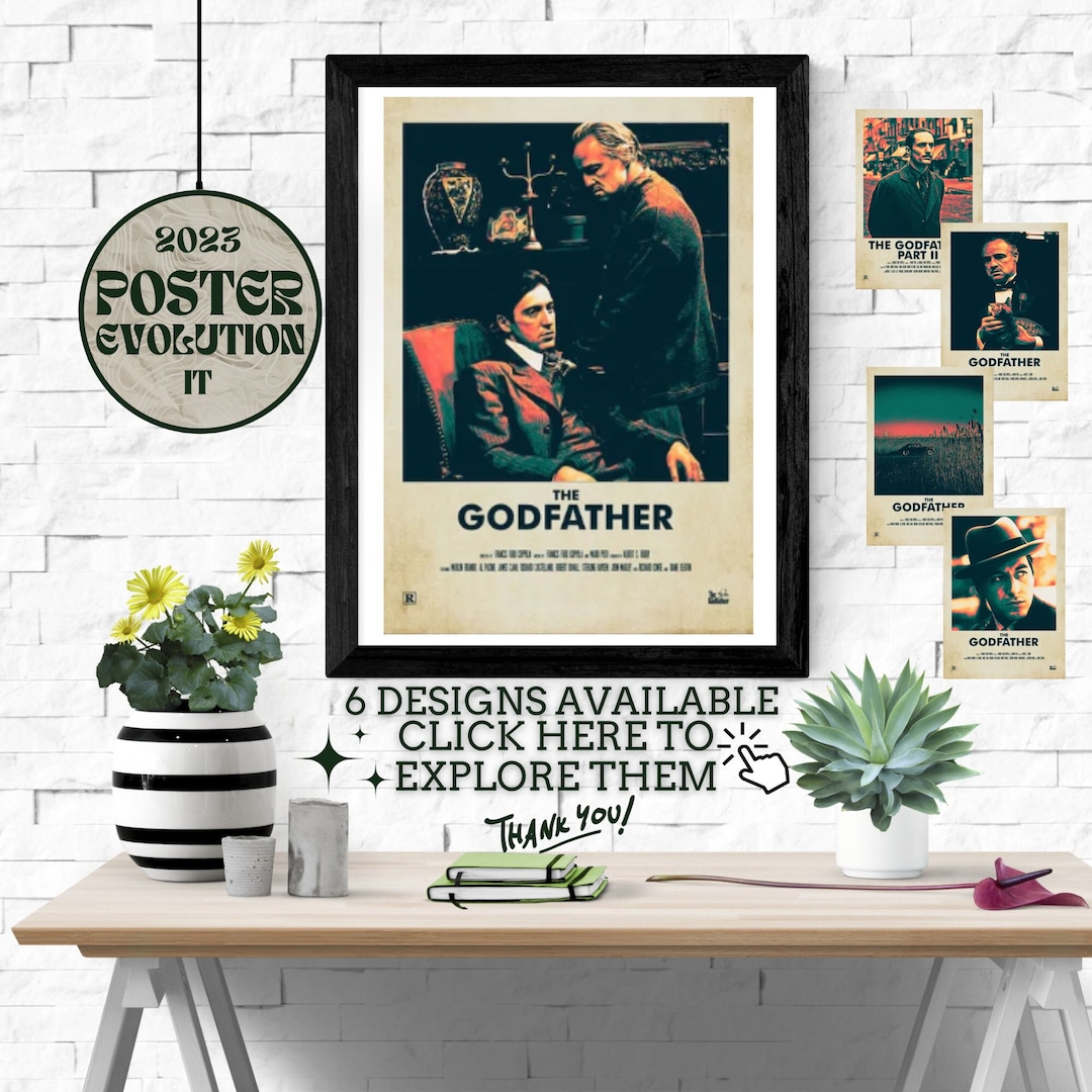 Poster the Godfather Poster, Saga the Godfather, Novel, Story, Canvas ...