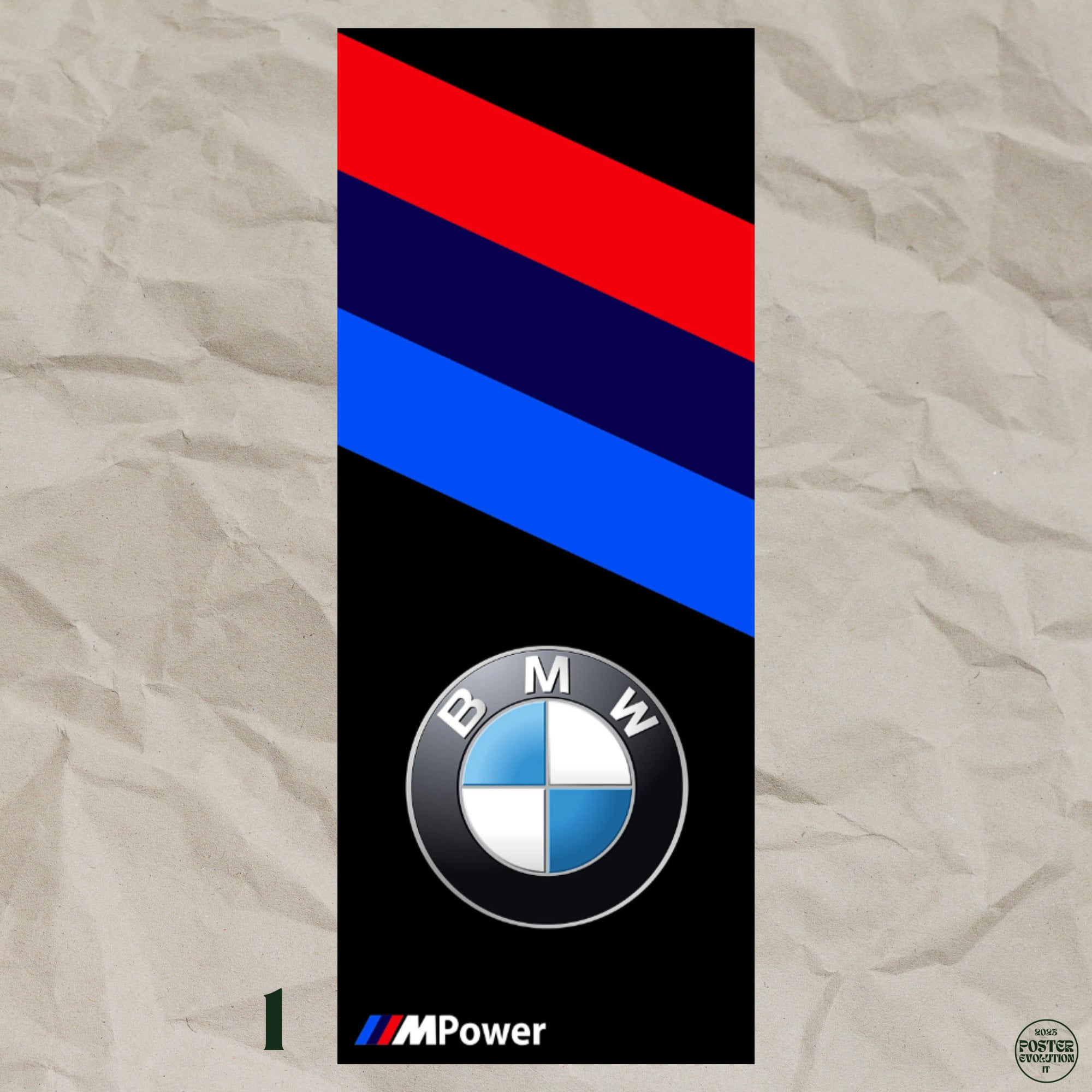 Poster BMW Logo Marchiobanner Garage Car Shop Bandiera Mpower - Etsy