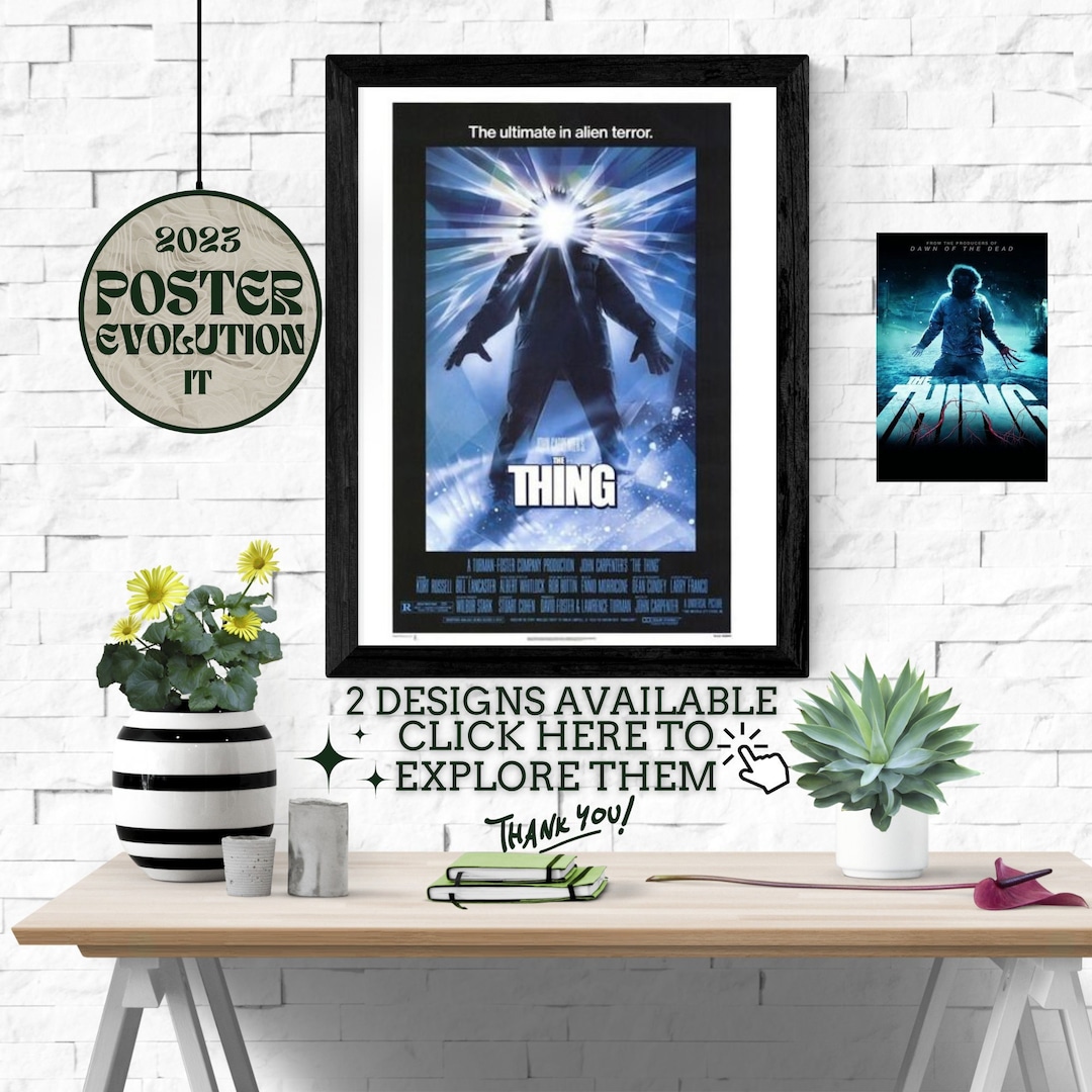 Alien Science Fiction 'the THING' MOVIE 1982-2011 POSTER Film Print ...