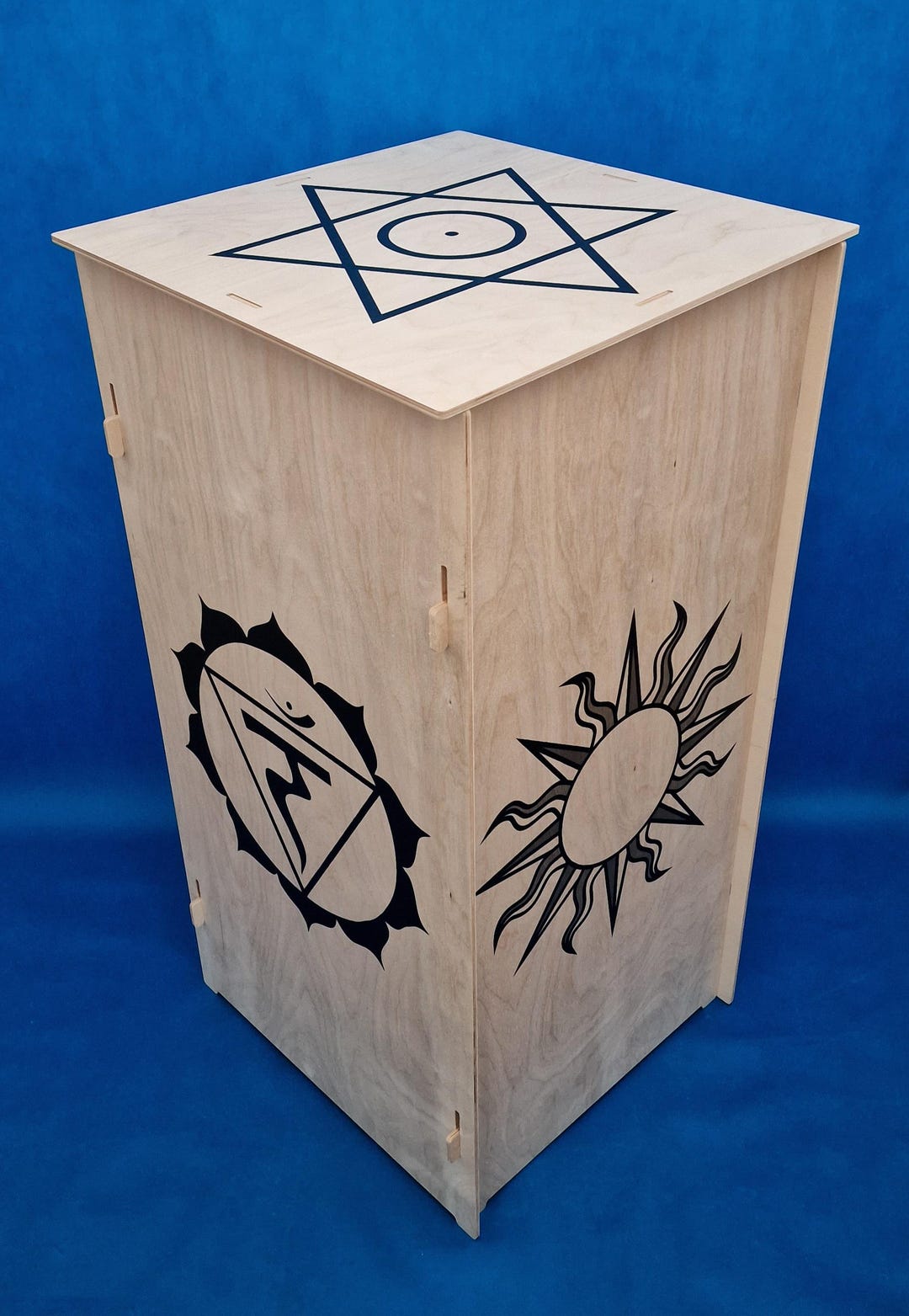 Foldable Plywood Altar: Double Cube Solar Magick Altar - Etsy