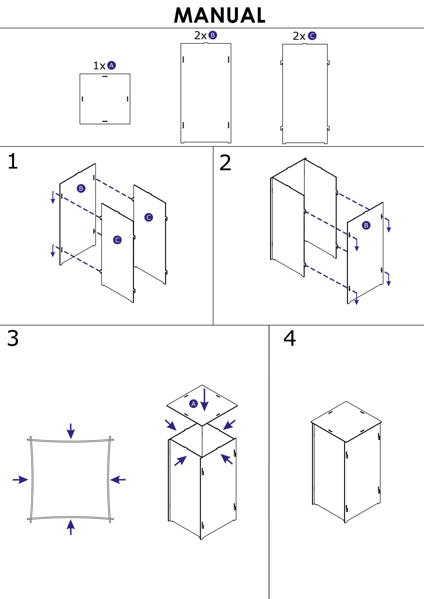 Foldable Plywood Altar: Double Cube Magick Altar - Etsy
