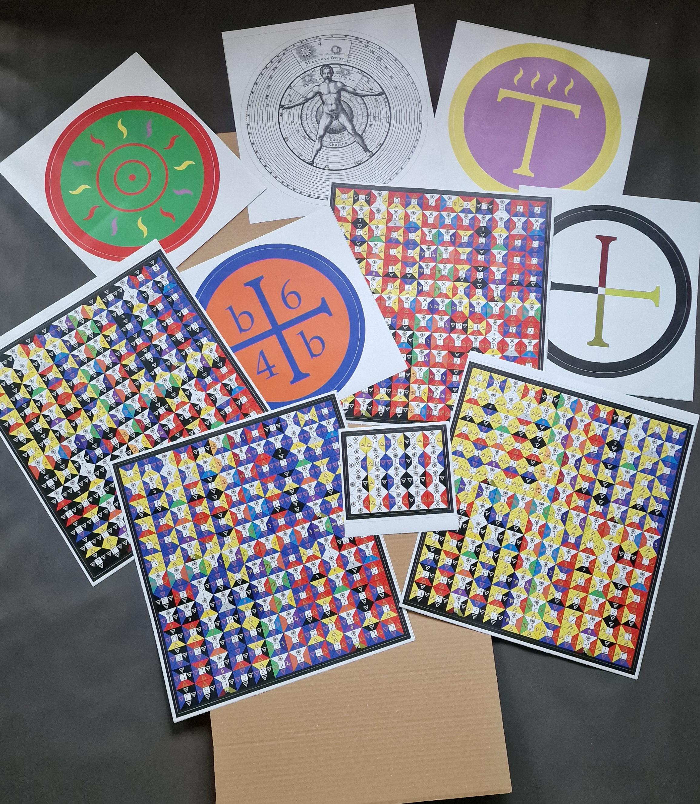 Thelemic Altar Stickers: Enochian Tablets, Seals, and Fludd's ...