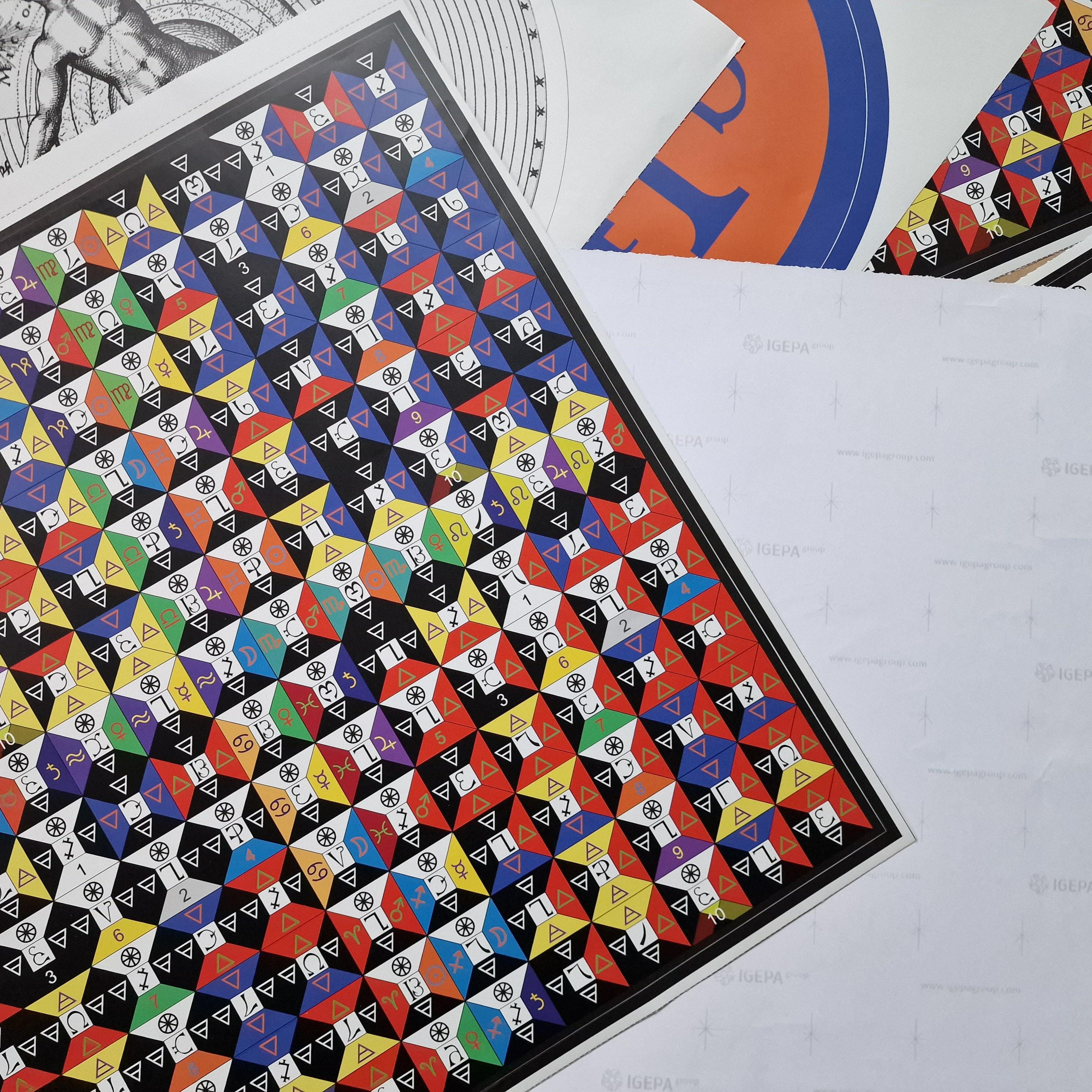 Thelemic Altar Stickers: Enochian Tablets, Seals, and Fludd's ...