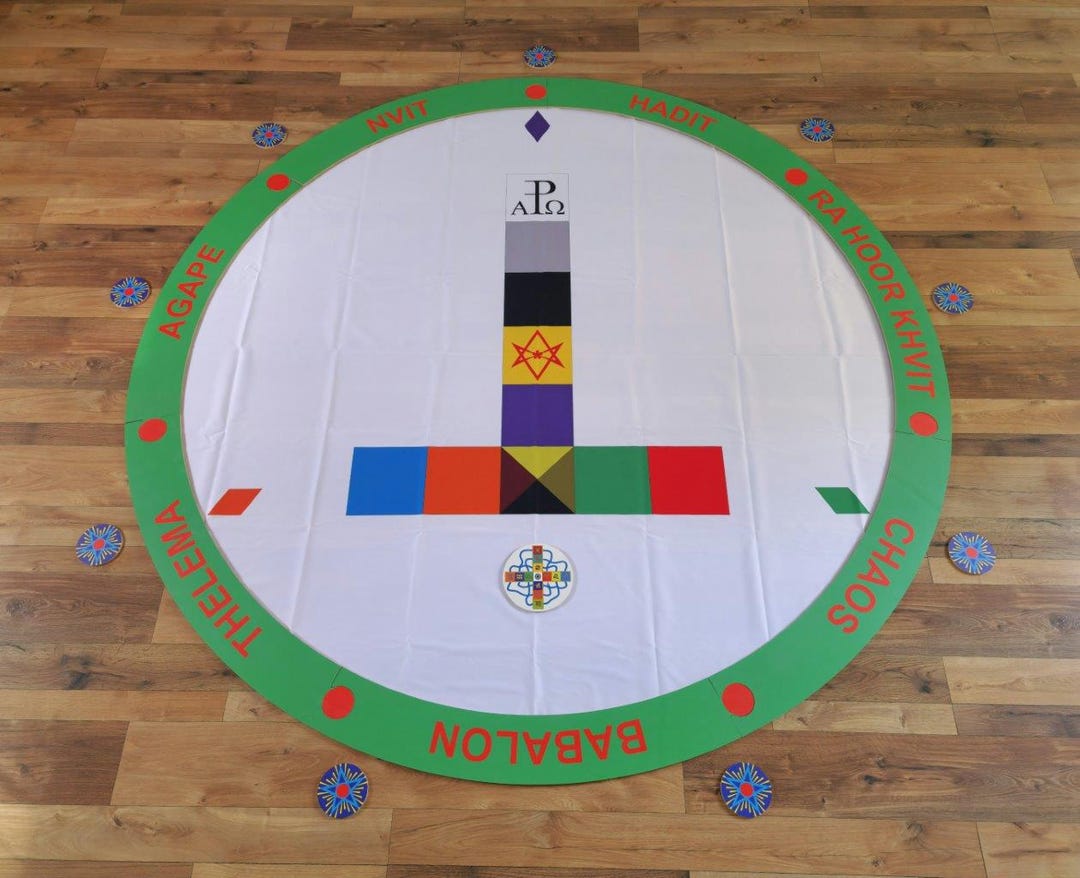 Magick Circle Created According to Instructions From Book 4 by Aleister ...