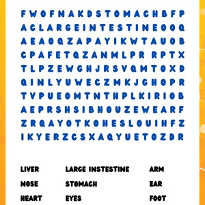 Printable Human Body Worksheet, Body Parts Anatomy for Kids, Matching ...