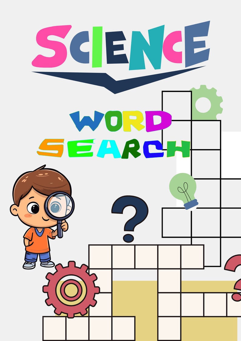 Printable Science Word Search Worksheet, Science Worksheet, Word Search ...