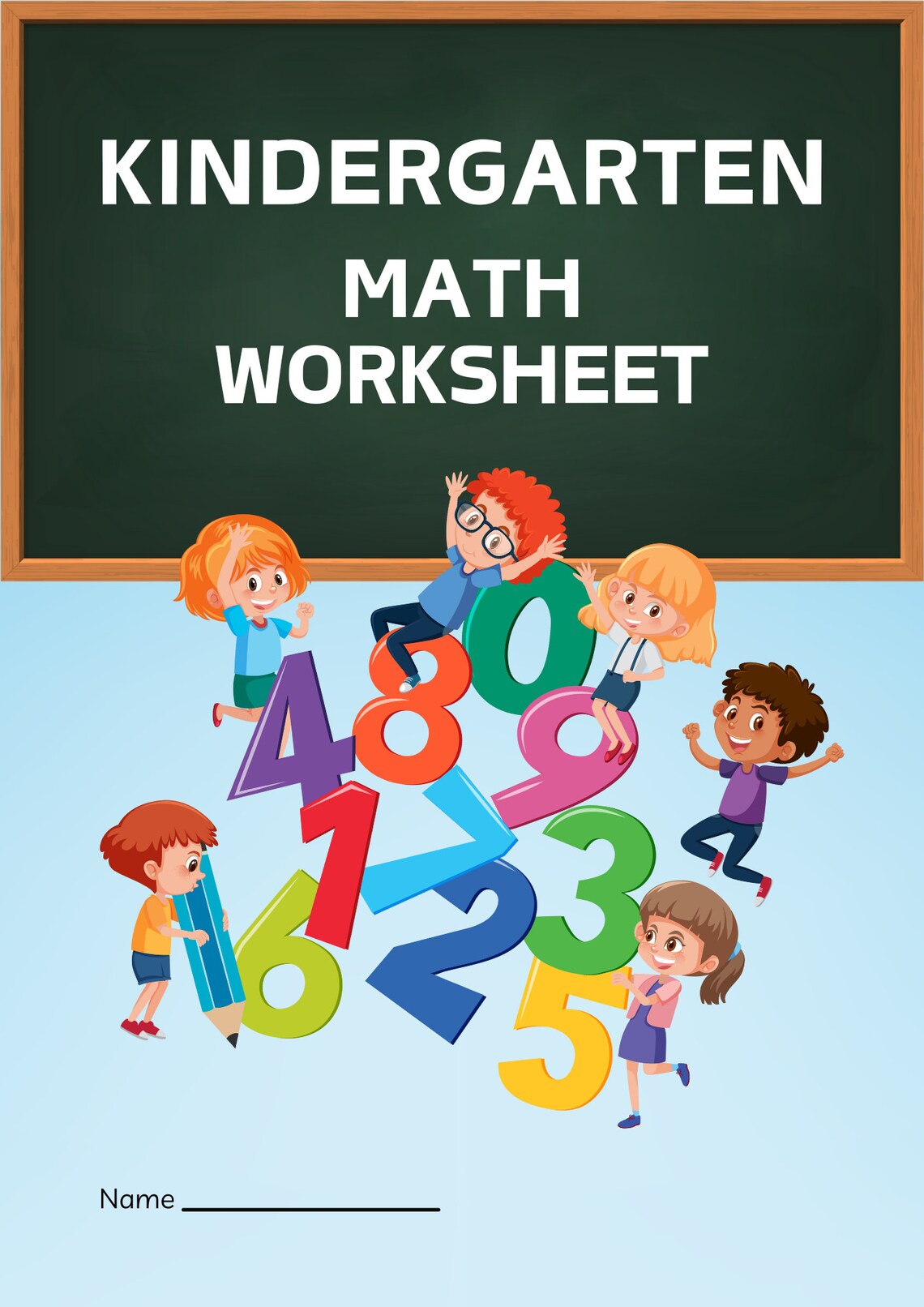Printable Kindergarten Math Worksheet, Math Problems, Early Learning ...