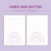 BTS Inspired Notebook, Printable PDF, Borahae, Rainbow, I Purple You ...