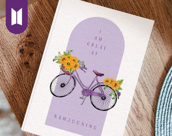 BTS Inspired Notebook, Printable PDF, Borahae, Rainbow, I Purple You ...