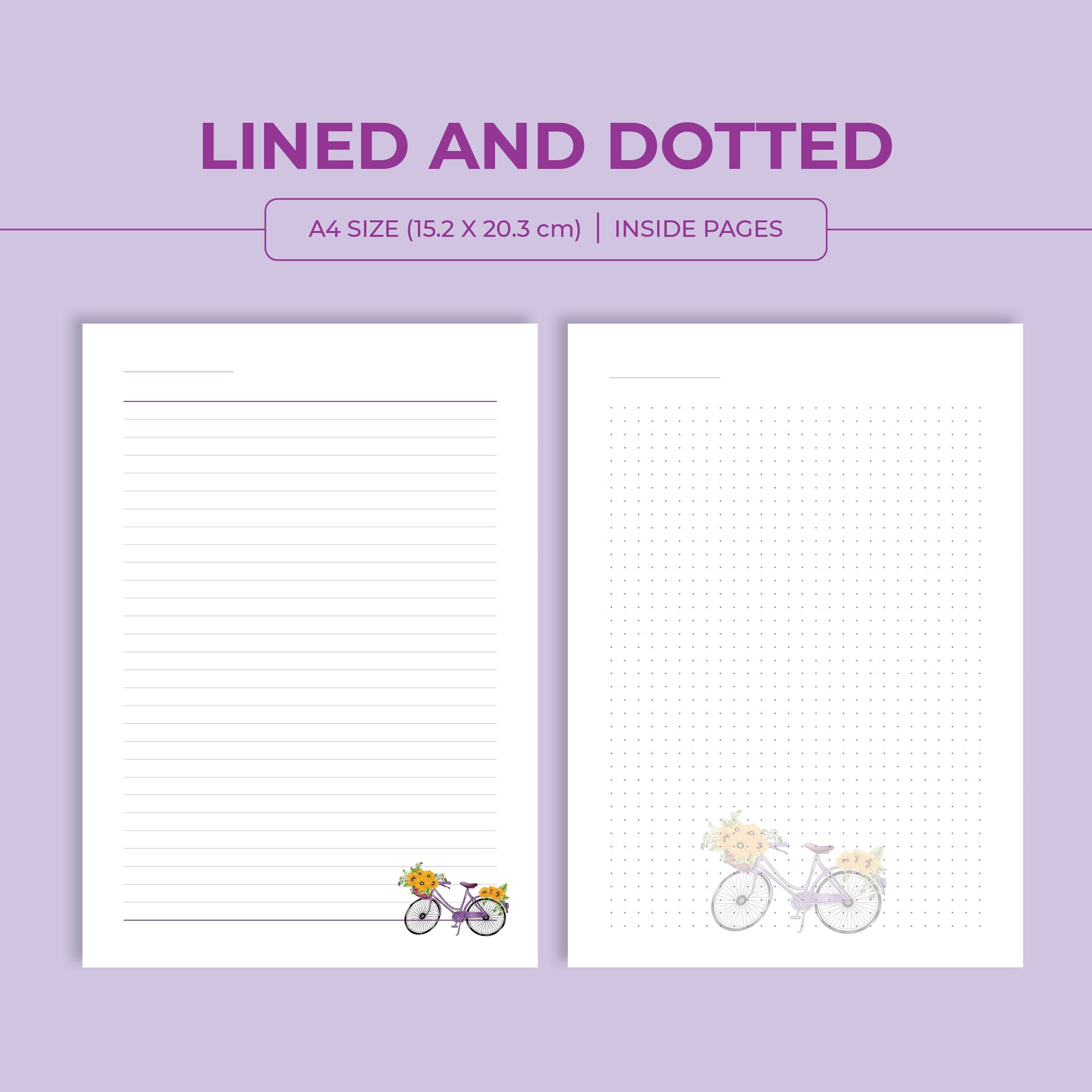 BTS Inspired Notebook, Printable PDF, Namjoon, Namjooning, Bike ...