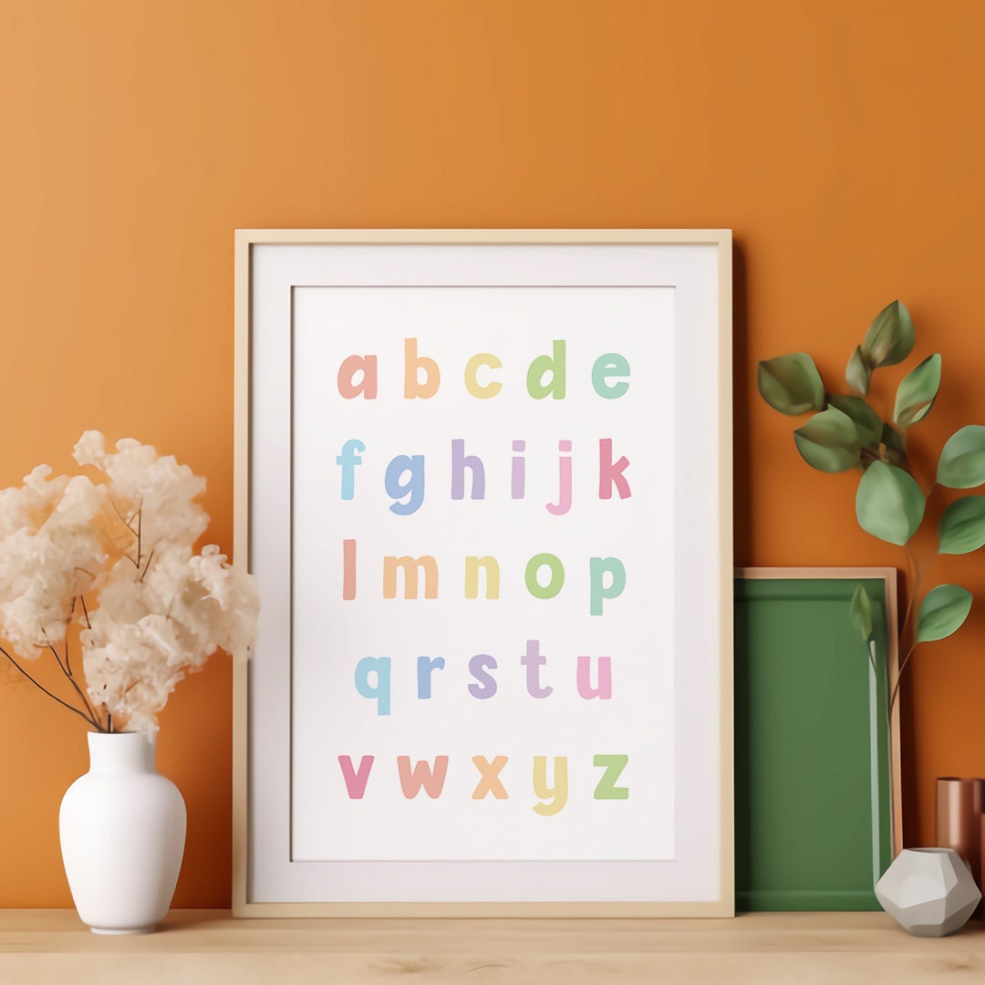 Alphabet Tracing Flashcards Preschool Materials Homeschool - Etsy
