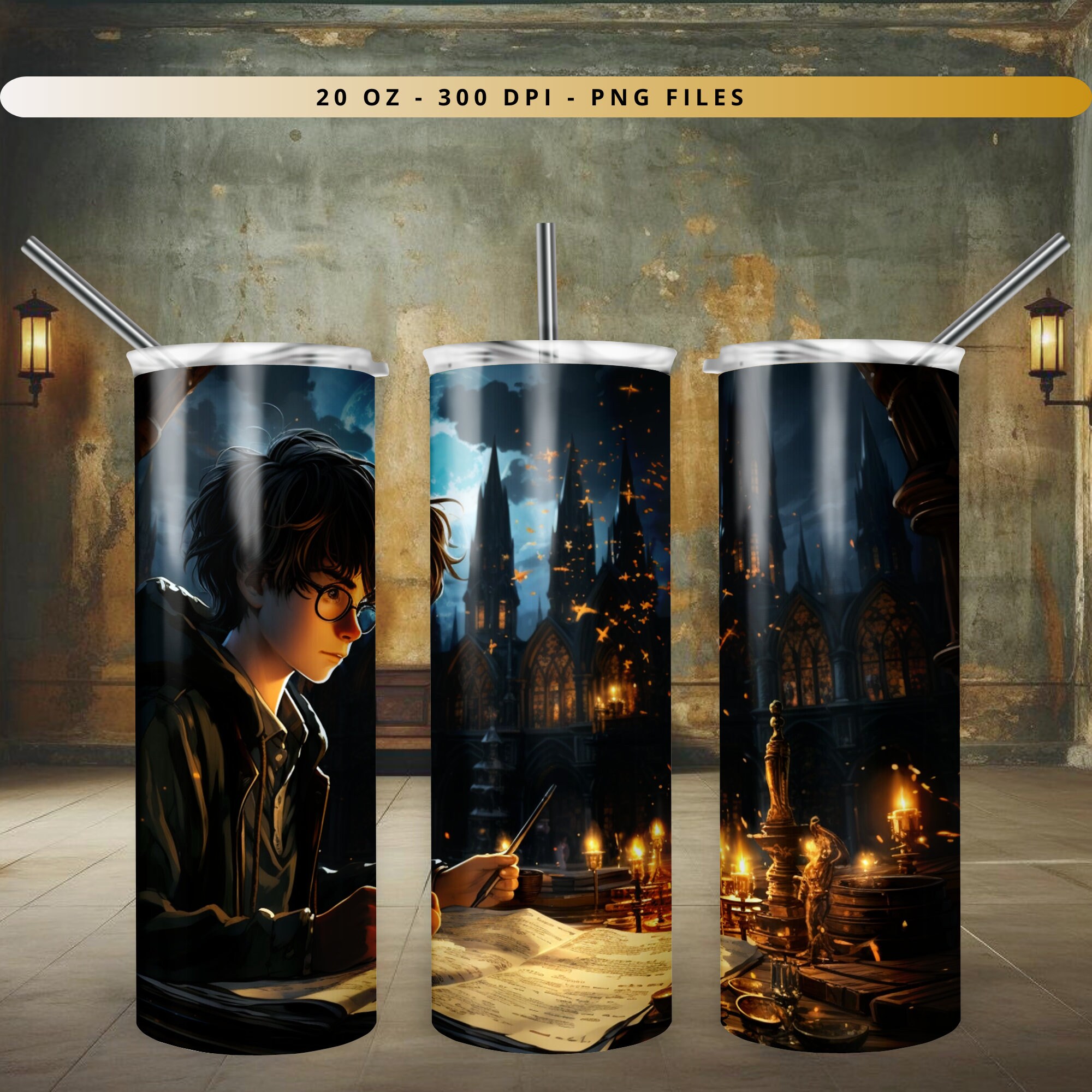 Wizarding School Hocus Pocus Tumbler Sublimation Designs, Digital ...