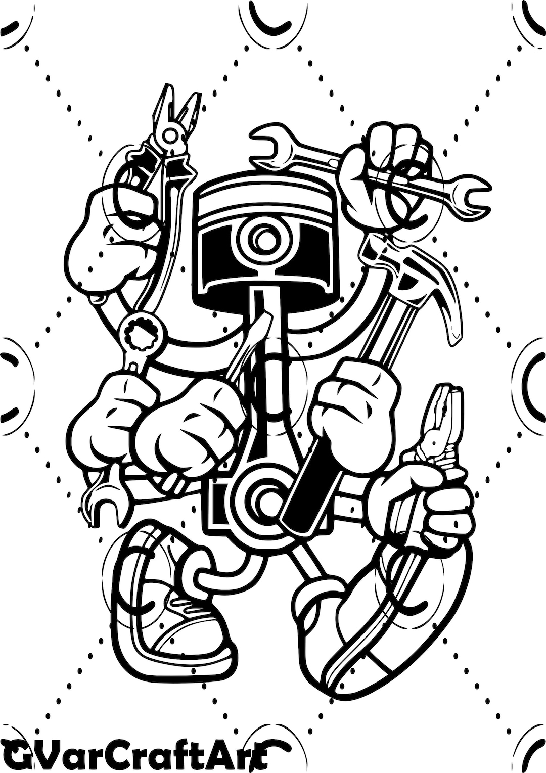 Repair Tools Svg Mechanic Logo Wrench Svg Handyman Logo - Etsy