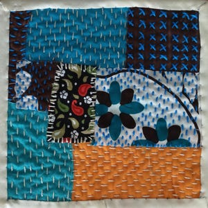 Handmade Kawandi & Kantha Patchwork Mugrug | Sustainable Slow Stitching ...